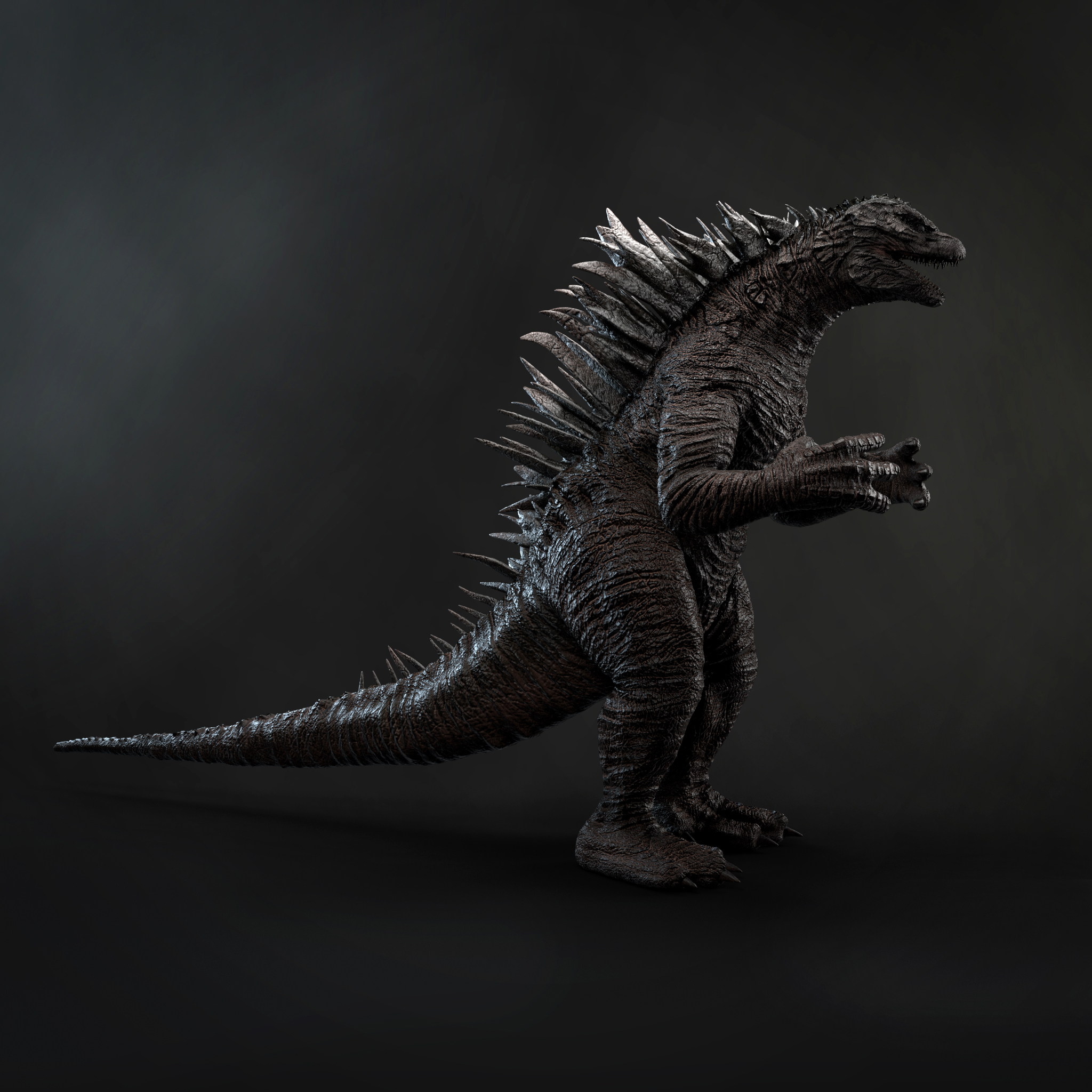 3d monster rigs model
