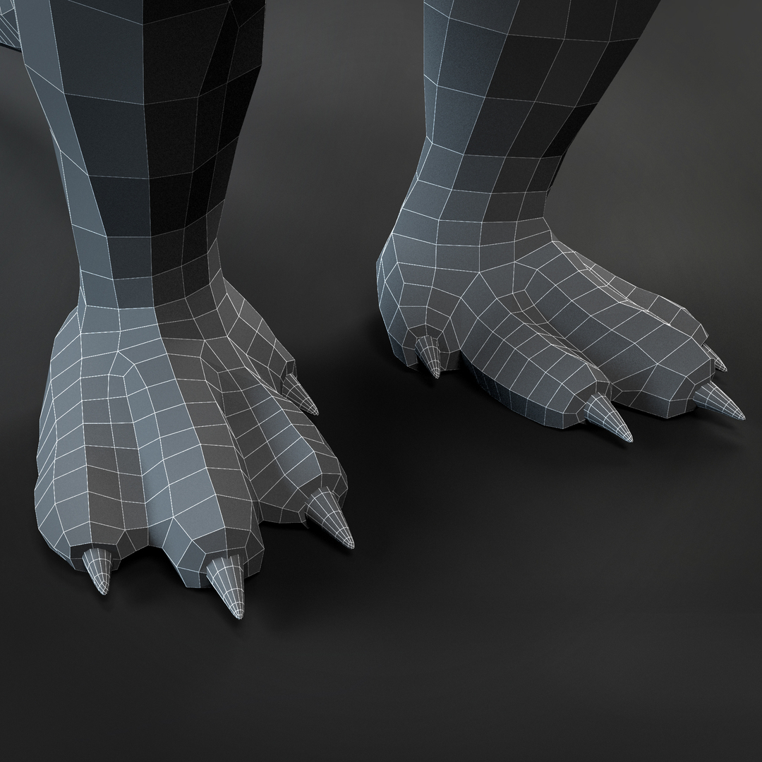 3d monster rigs model