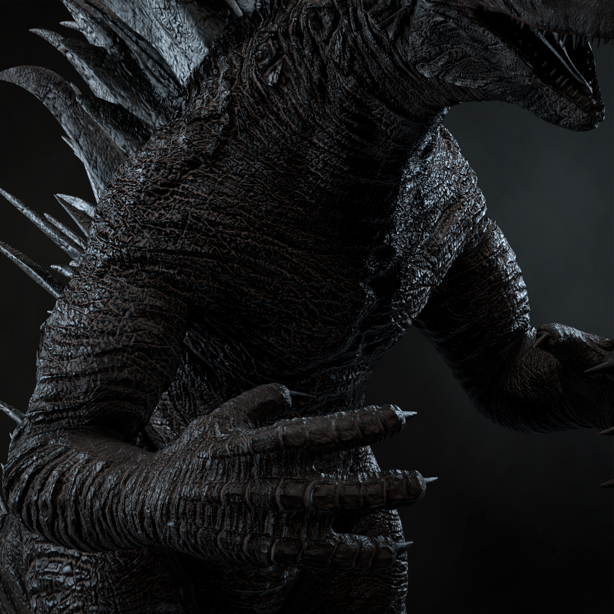 3d monster rigs model