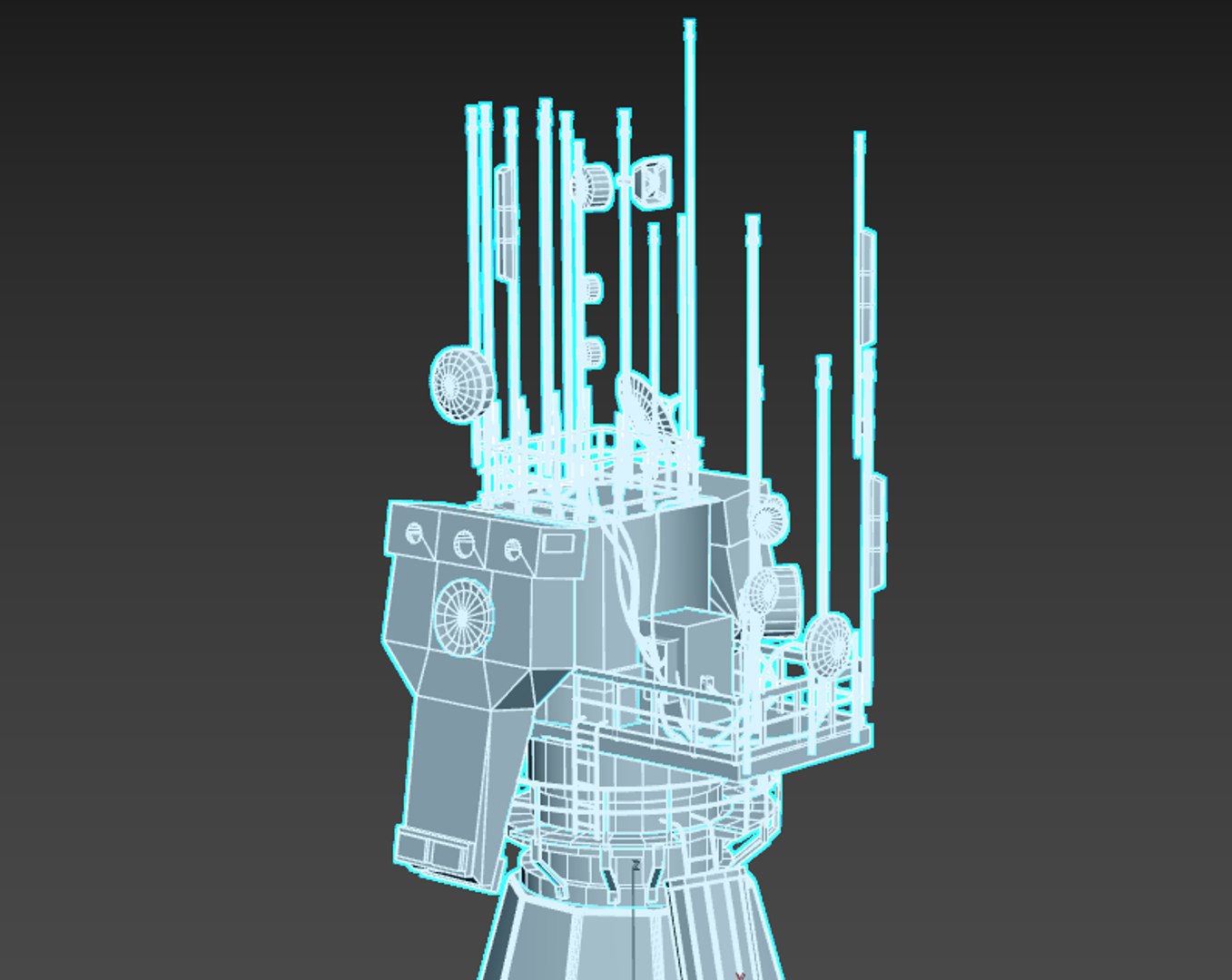 Abandoned Radio Tower 3D Model - TurboSquid 1789909