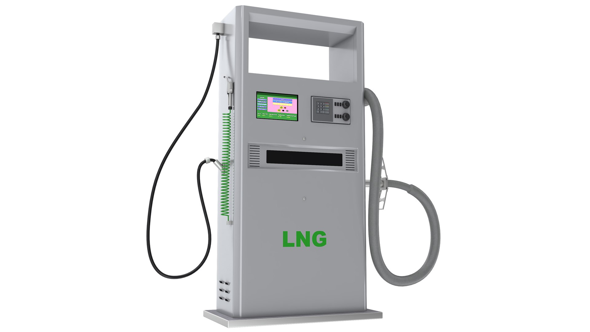 3D LNG Gas Filling Station And Dispenser - TurboSquid 2257696