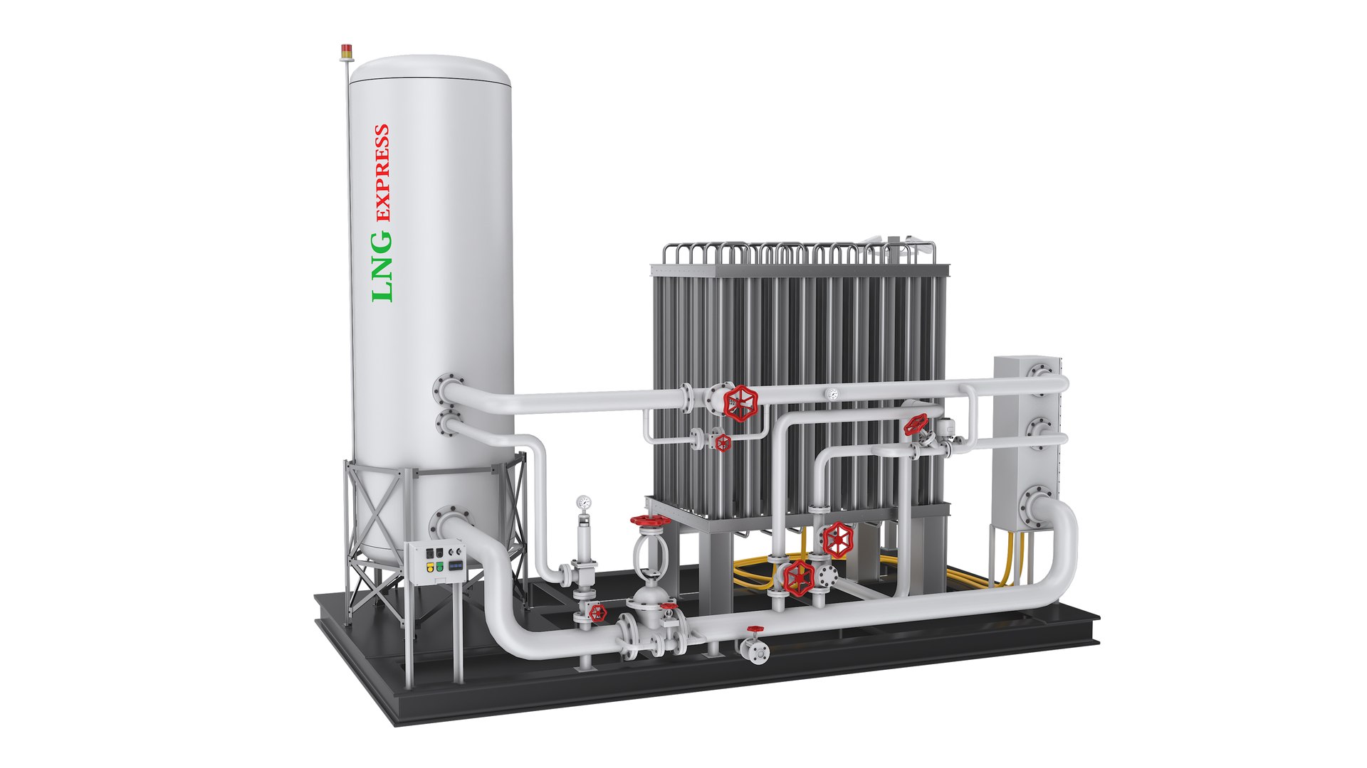 3D LNG Gas Filling Station And Dispenser - TurboSquid 2257696