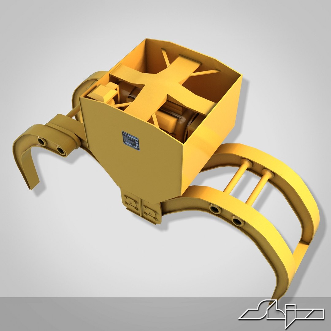 3d Excavator Grab 5