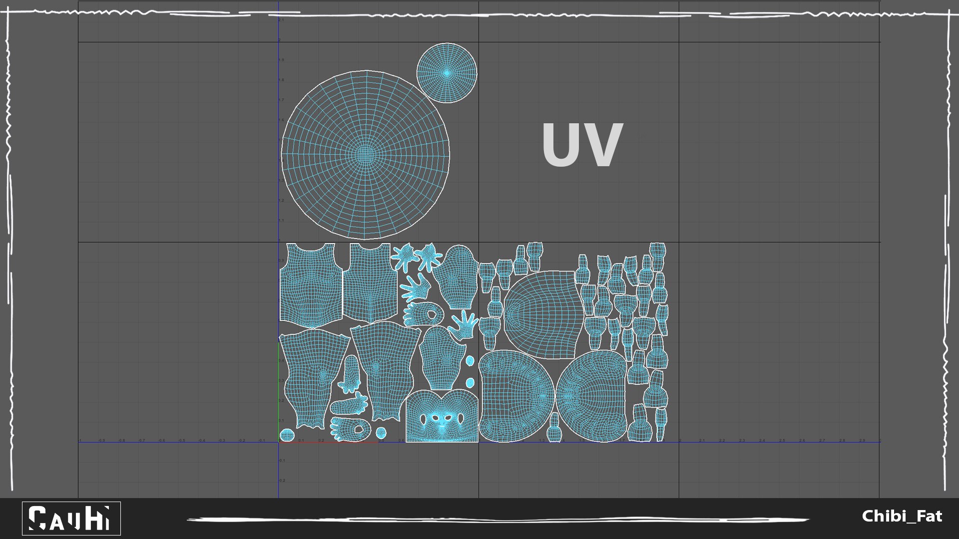3D Combo 2 Base Mesh By And Girl Chuppy Chibi 3D Model - TurboSquid 2300540