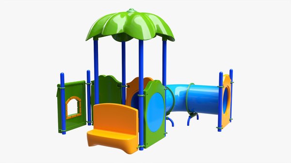 Outdoor kids playground 02 model - TurboSquid 1716635