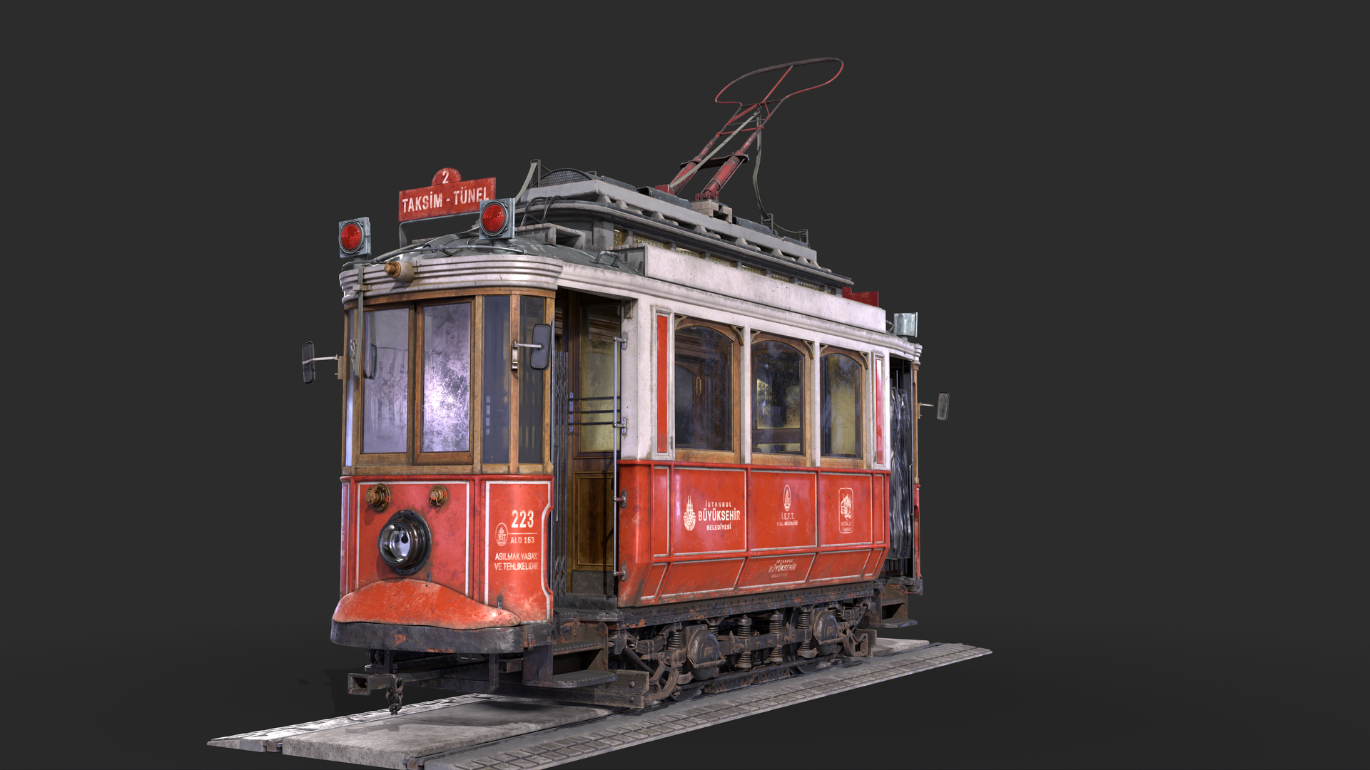 Old Tram Istanbul 3D - TurboSquid 2326937