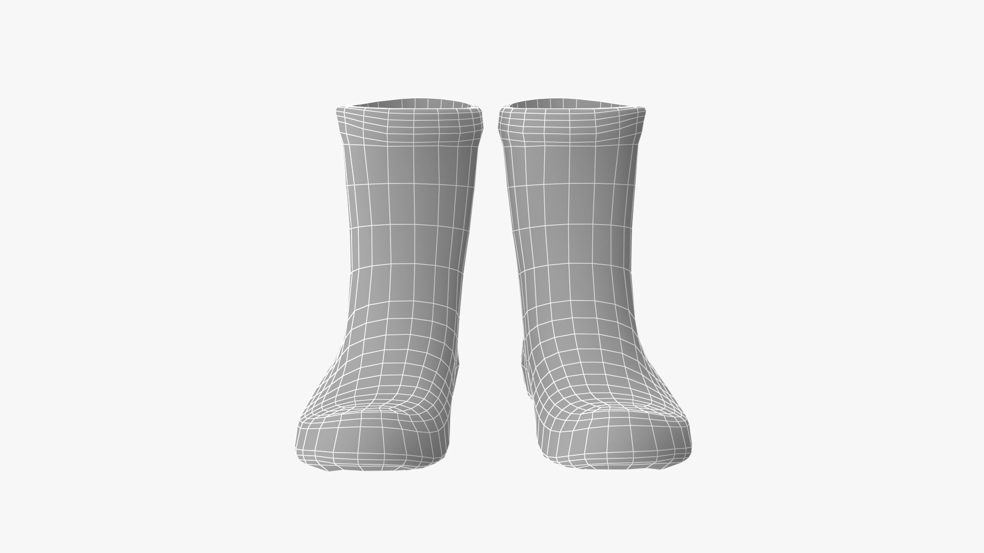 Rubber Boots Pbr Model - TurboSquid 1558146