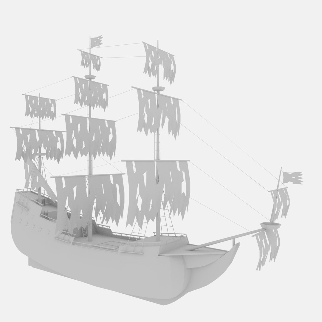 3D Ghost Ship - TurboSquid 1220661