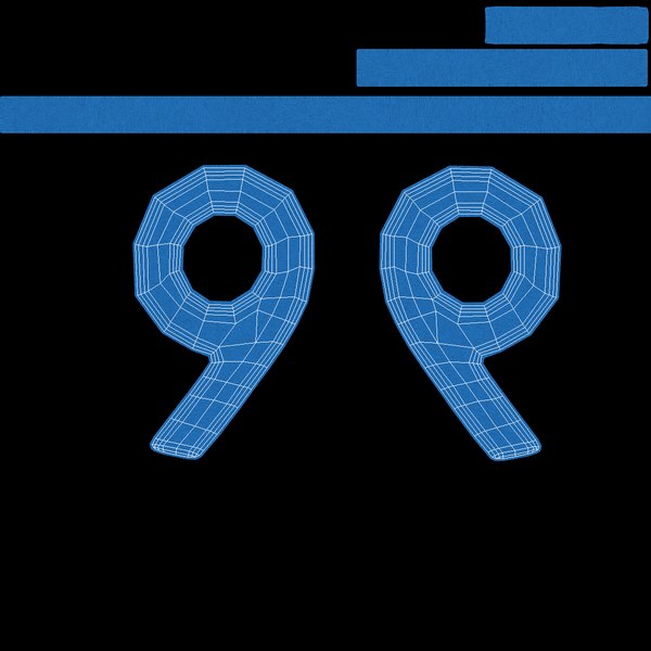 Paper Numbers Set 3D - TurboSquid 1774114