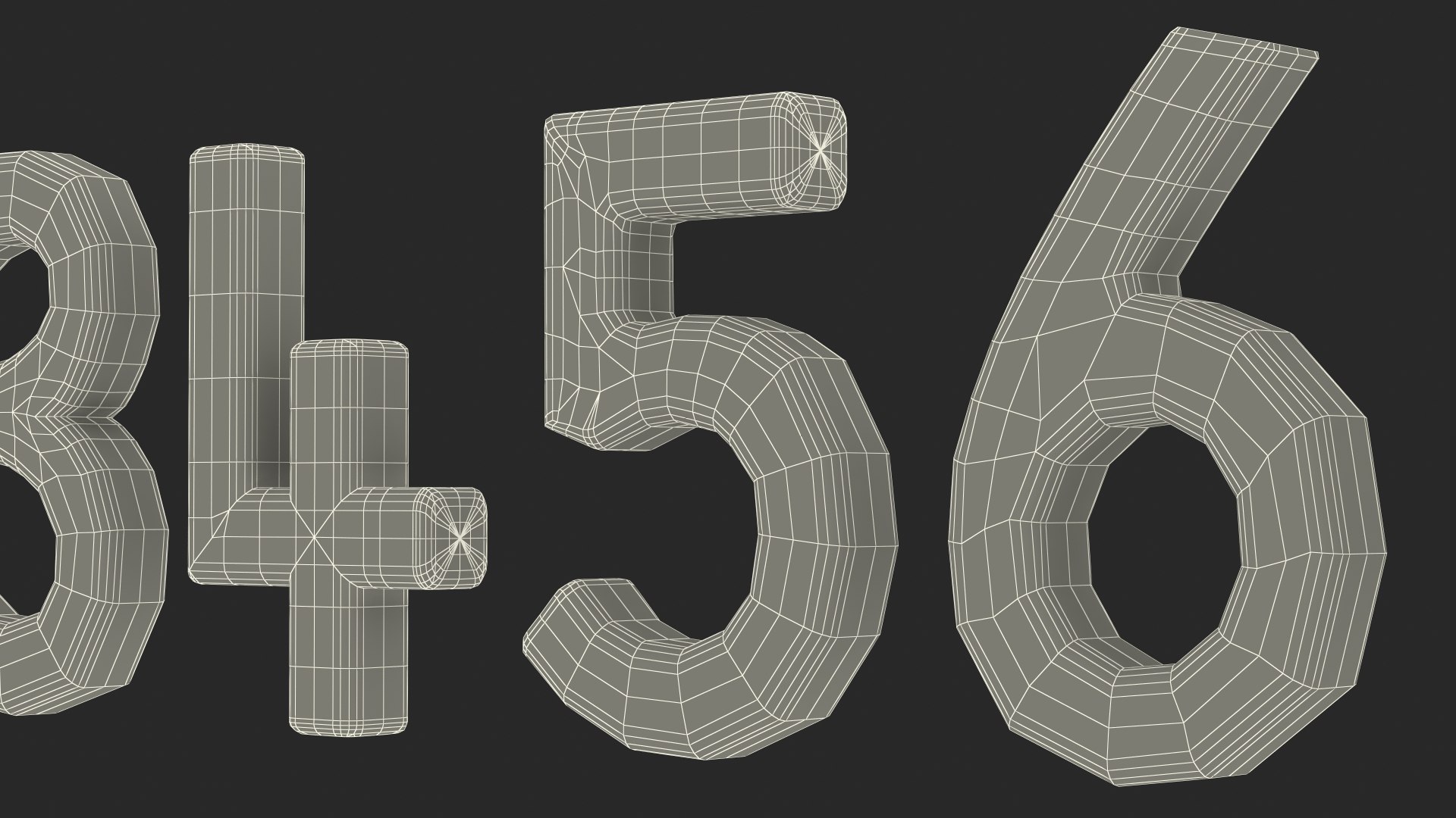 Paper Numbers Set 3D - TurboSquid 1774114
