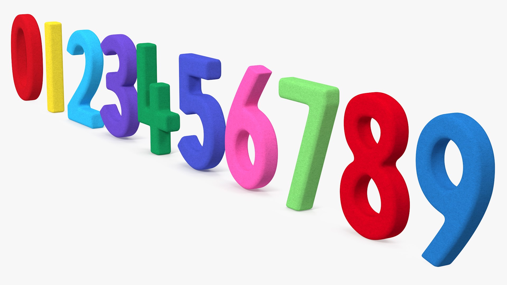 Paper Numbers Set 3D - TurboSquid 1774114