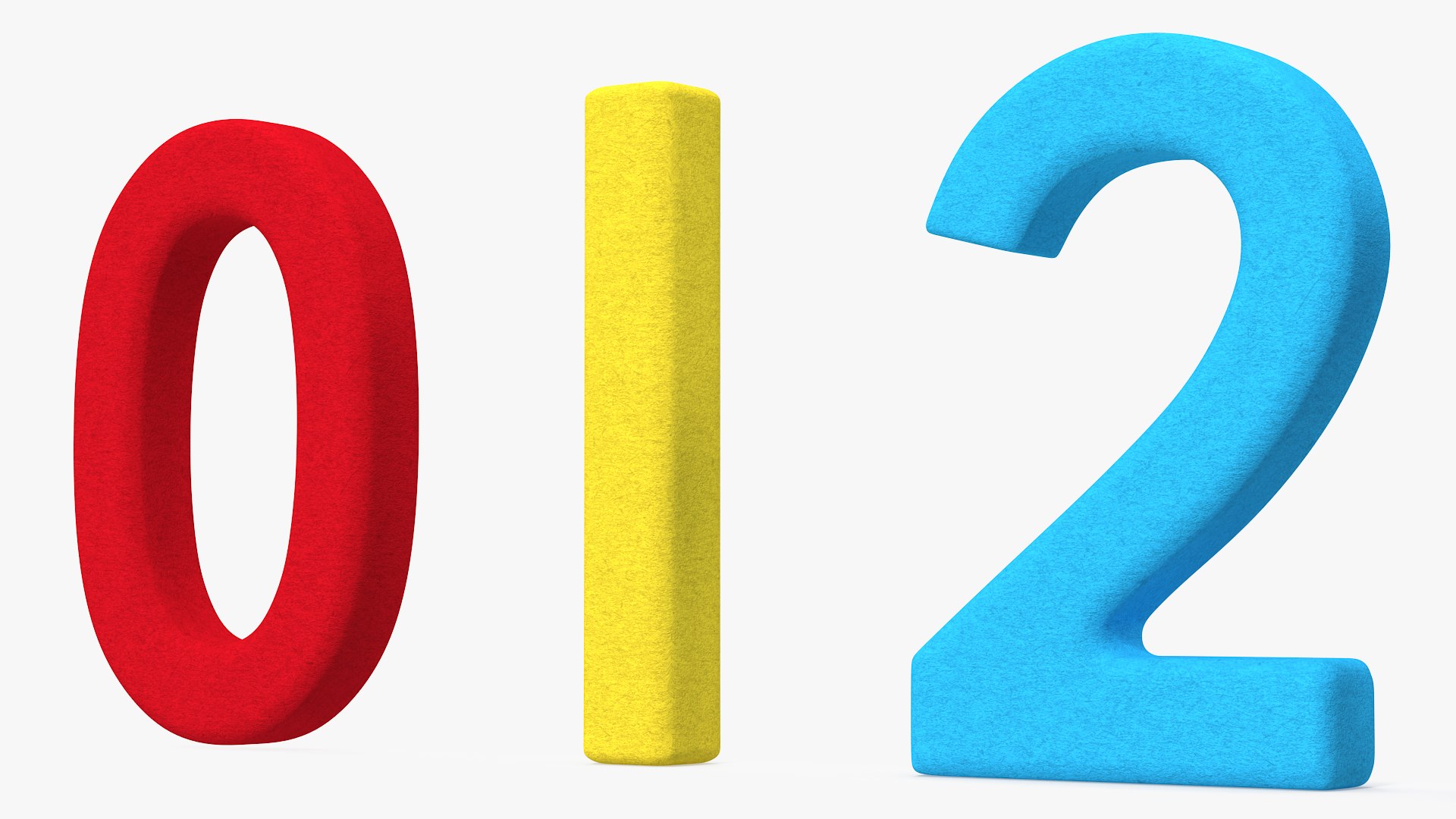 Paper Numbers Set 3D - TurboSquid 1774114