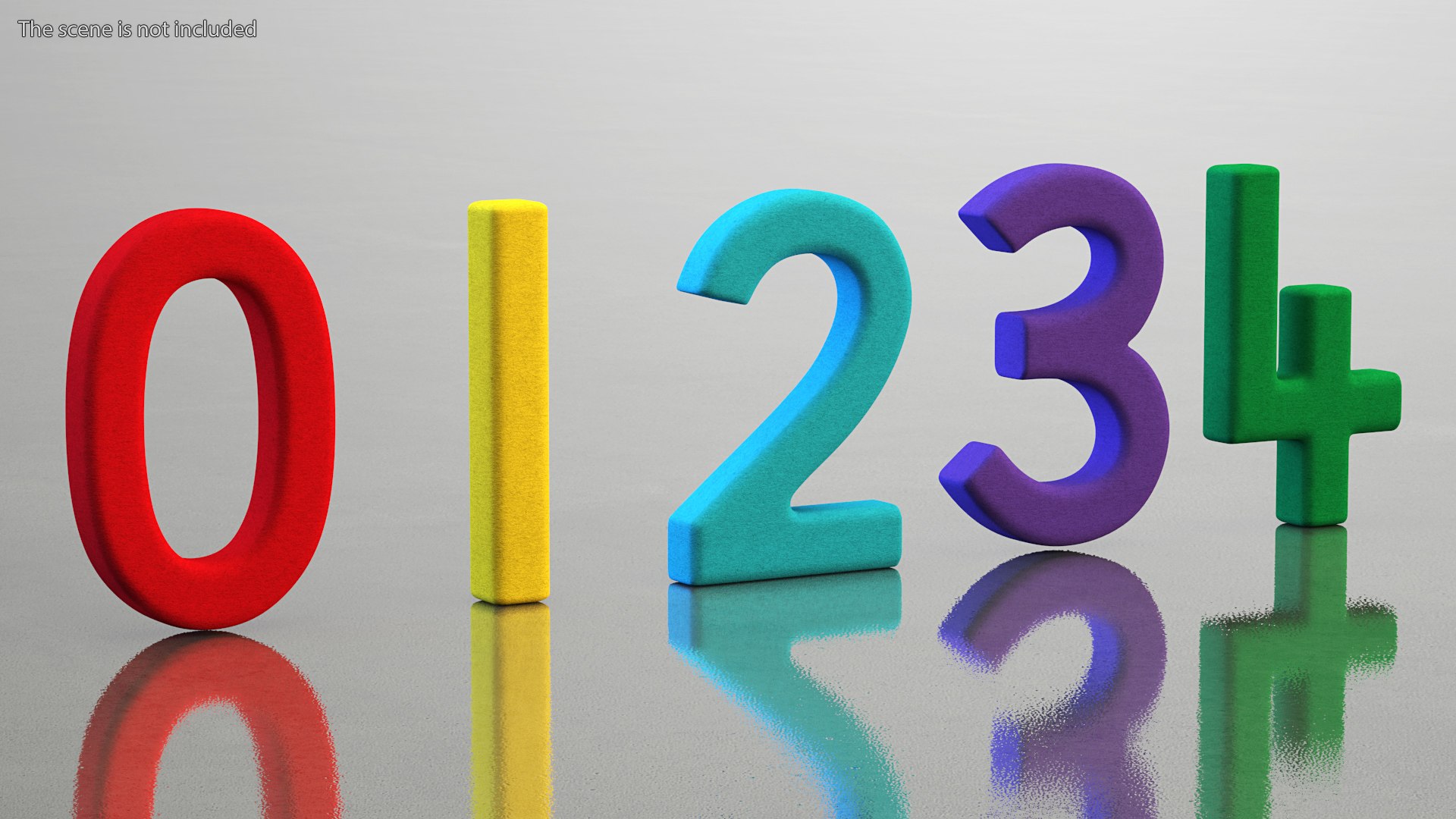 Paper Numbers Set 3D - TurboSquid 1774114