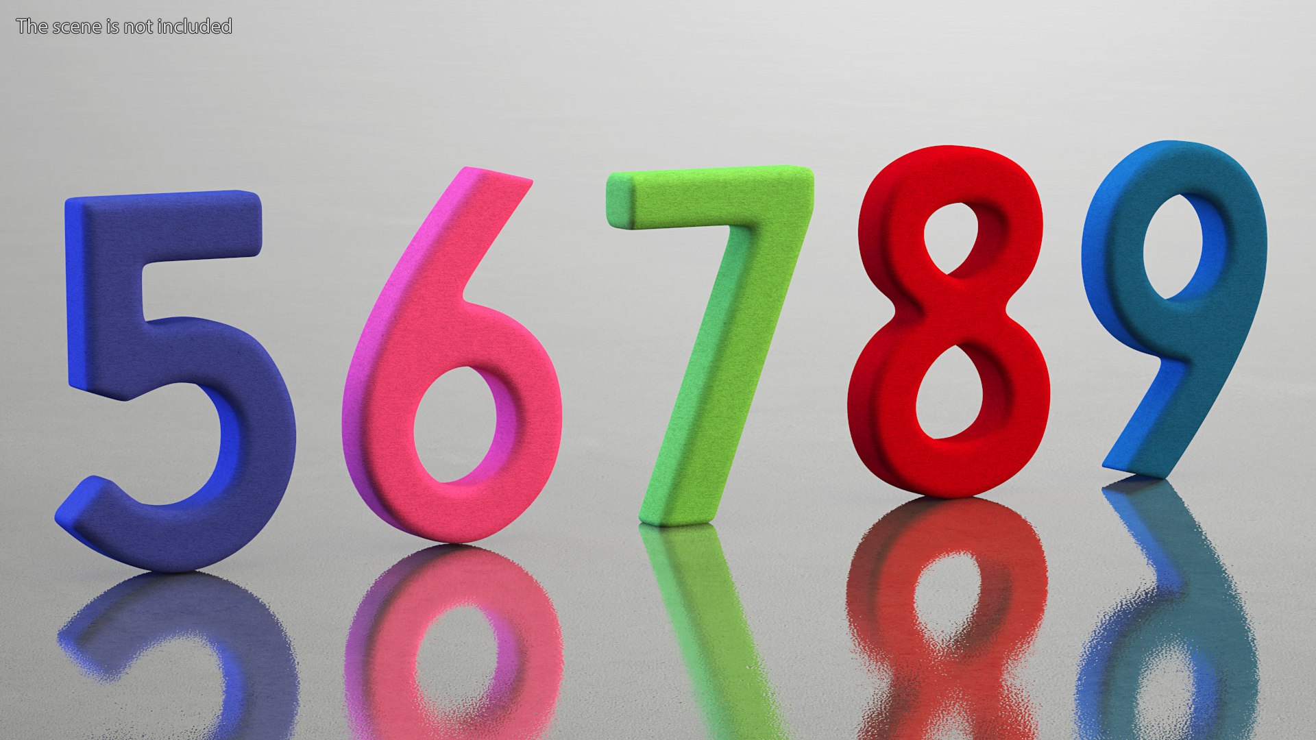 Paper Numbers Set 3D - TurboSquid 1774114
