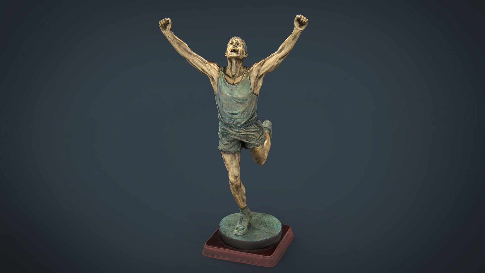 Runner Trophy Model - TurboSquid 1240329
