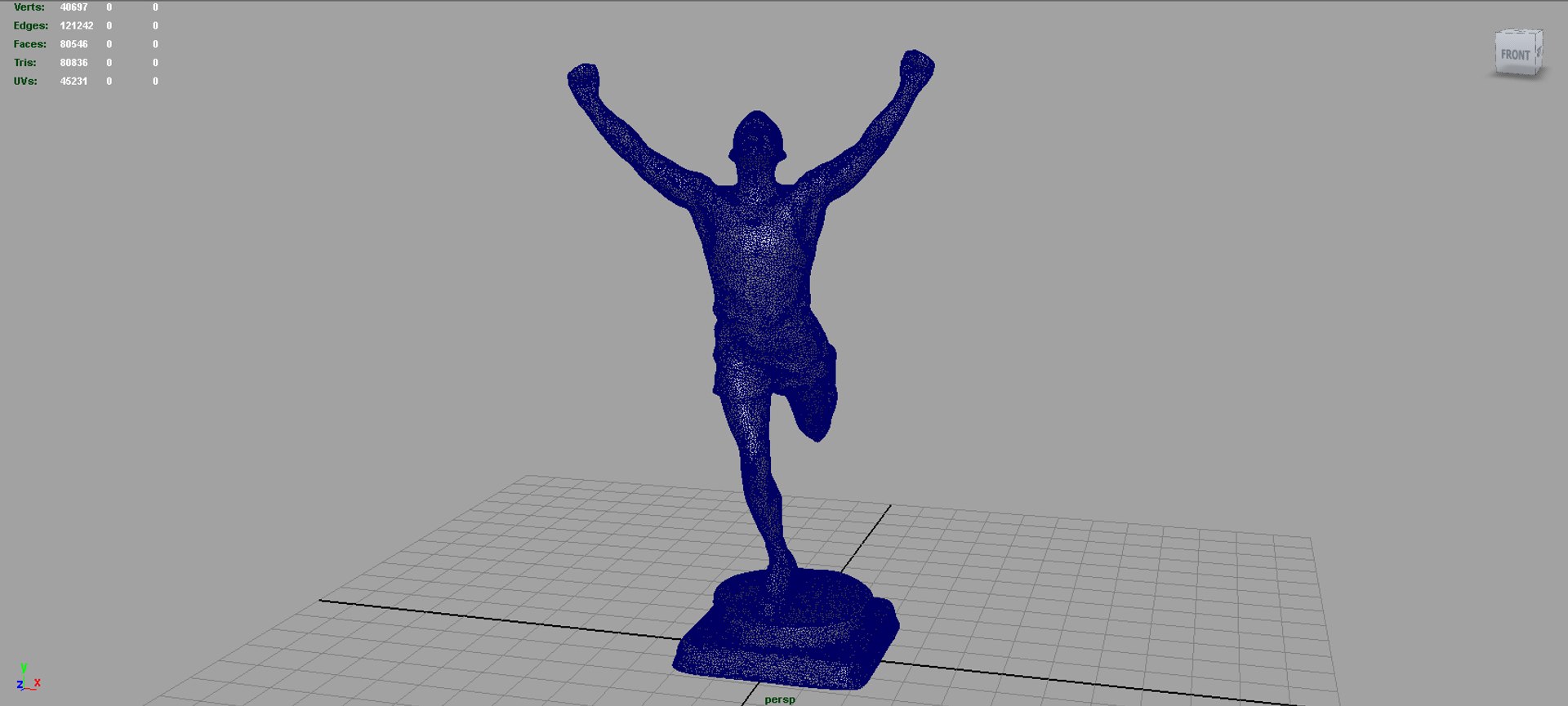 Runner Trophy Model - TurboSquid 1240329
