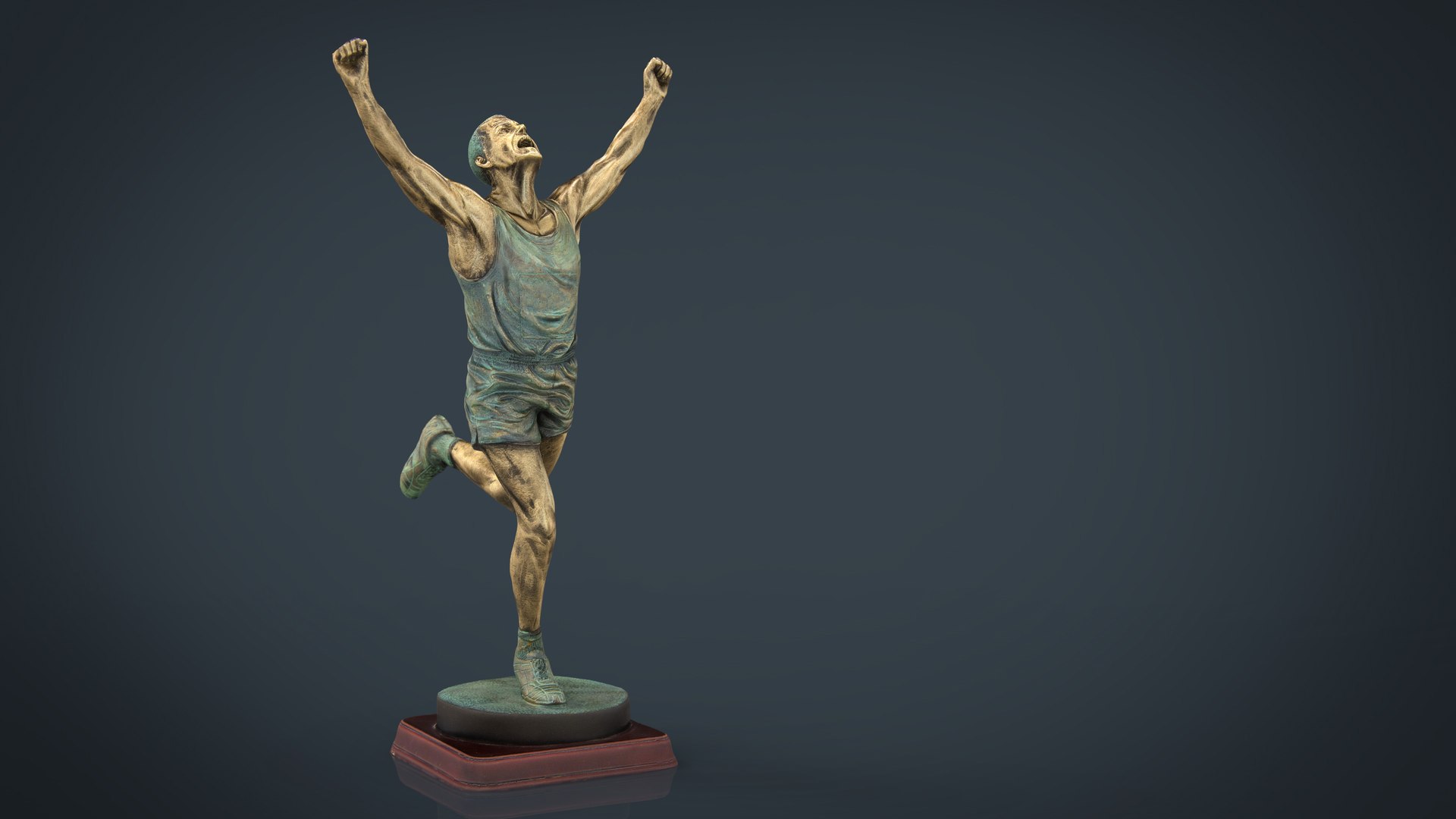 Runner Trophy Model - TurboSquid 1240329