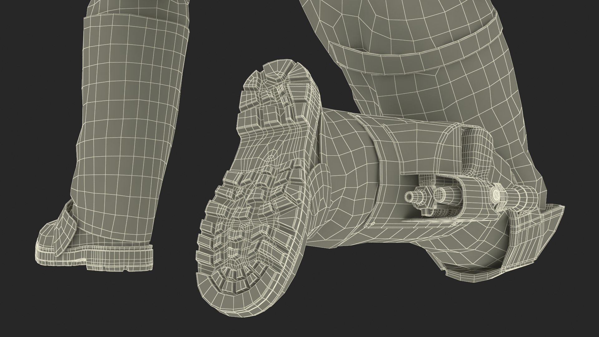 3D Star Wars Scout Trooper Armor In Firing Pose With DLT-19X Model ...