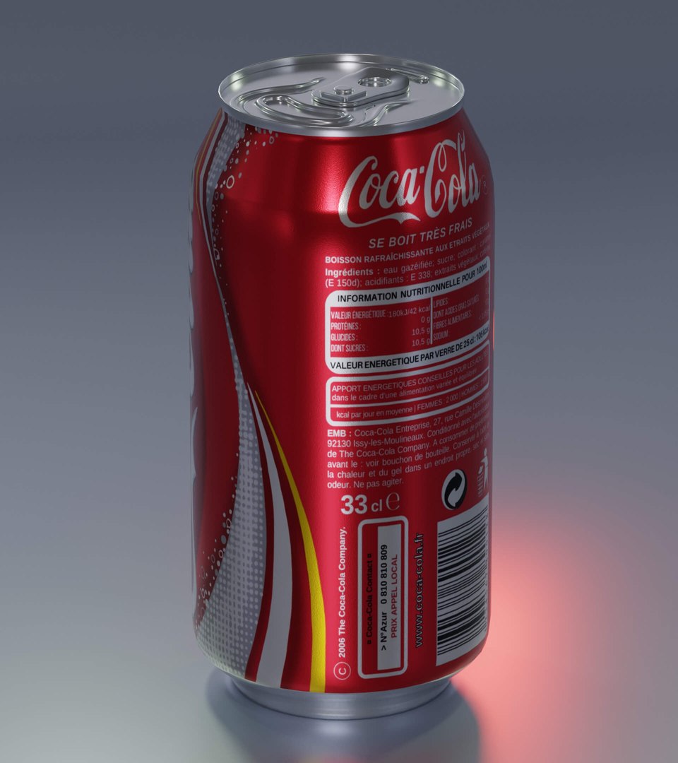 Coca Cola Can 3D Model - TurboSquid 2228102
