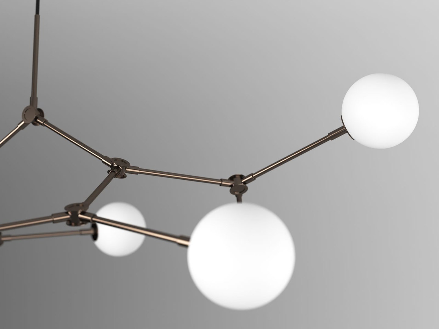 3D Drop Chandelier Bulp Pendant Lamp - TurboSquid 2165078