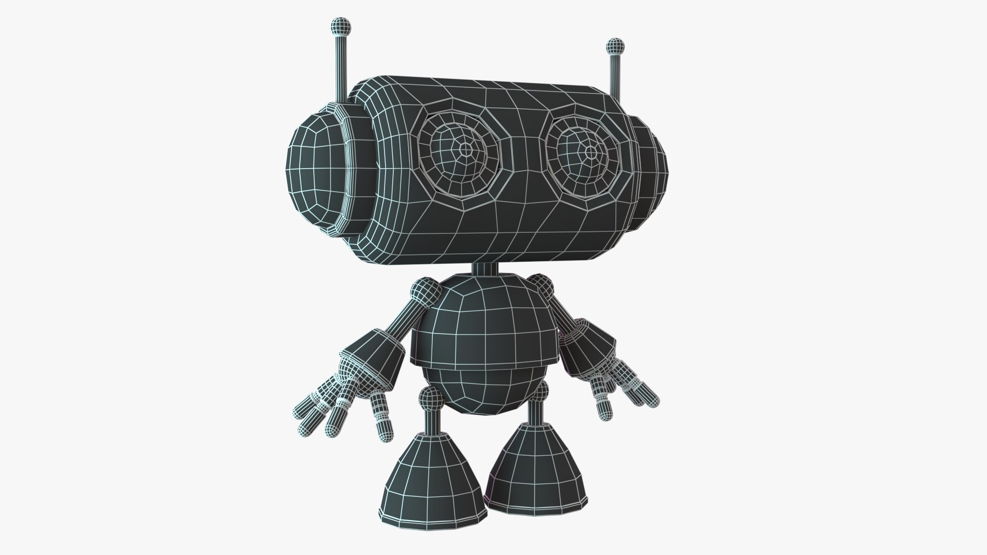 3D Cute Robot 3D - TurboSquid 1921880