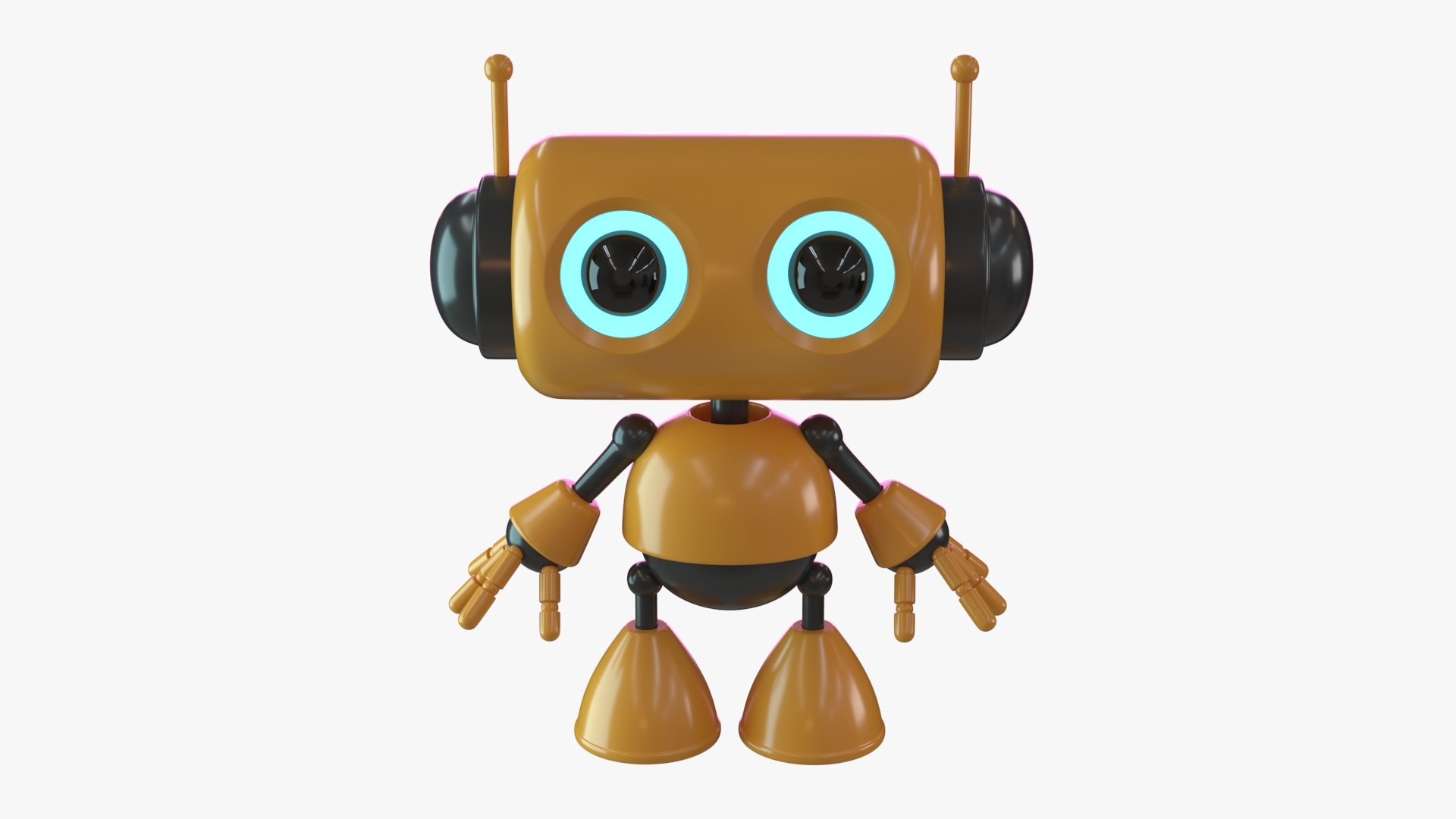3D Cute Robot 3D - TurboSquid 1921880