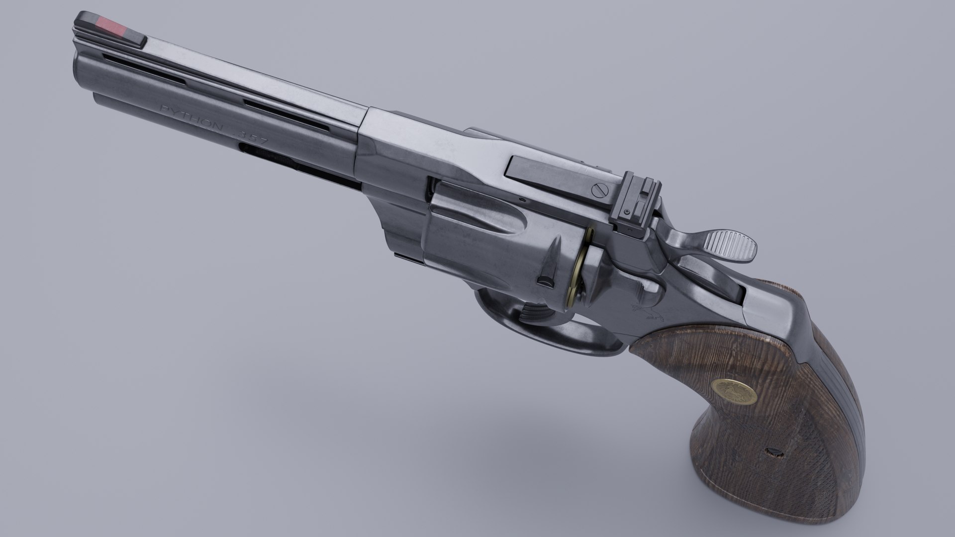 3D Colt python 357 4 inch polished model - TurboSquid 2035861
