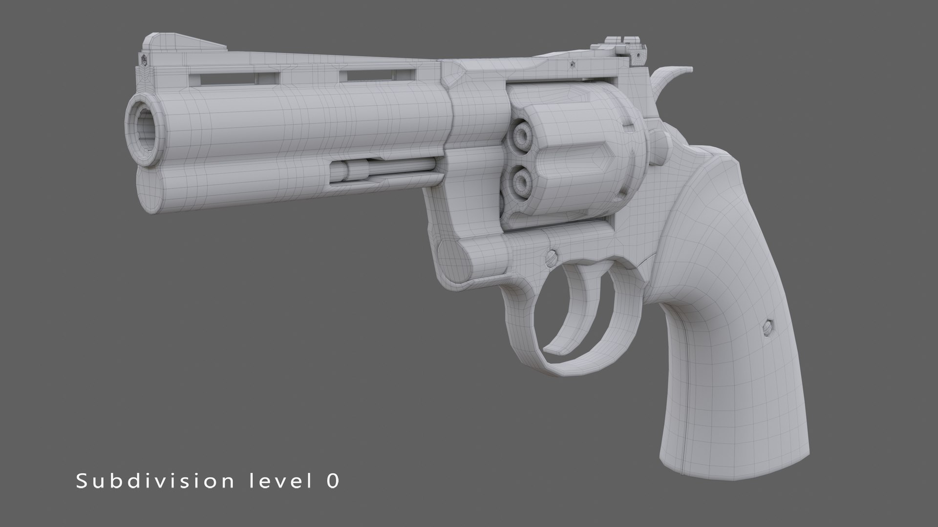 3D Colt python 357 4 inch polished model - TurboSquid 2035861