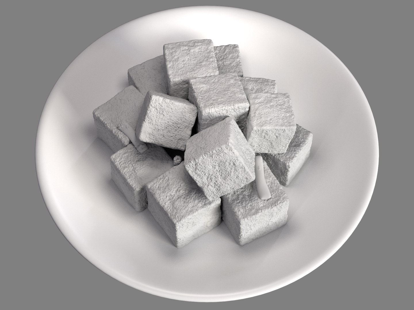 3D Kkakdugi - Diced Radish Kimchi - Korean Food - TurboSquid 2370447