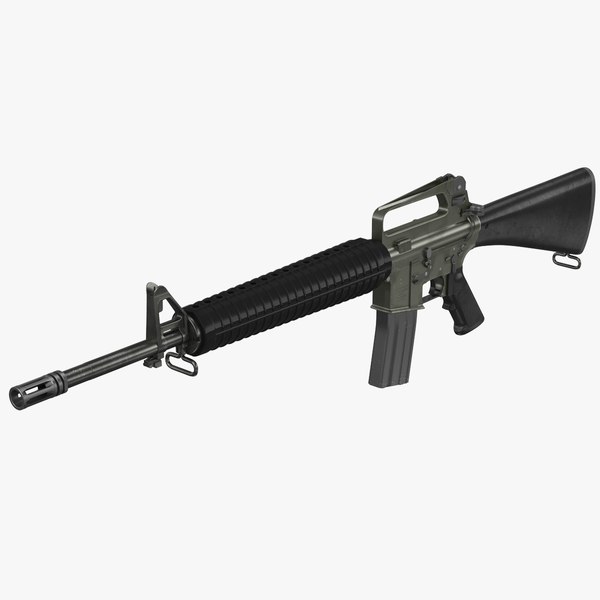 modelo 3d Arma de fuego moderna M16 A2 - TurboSquid 2189792