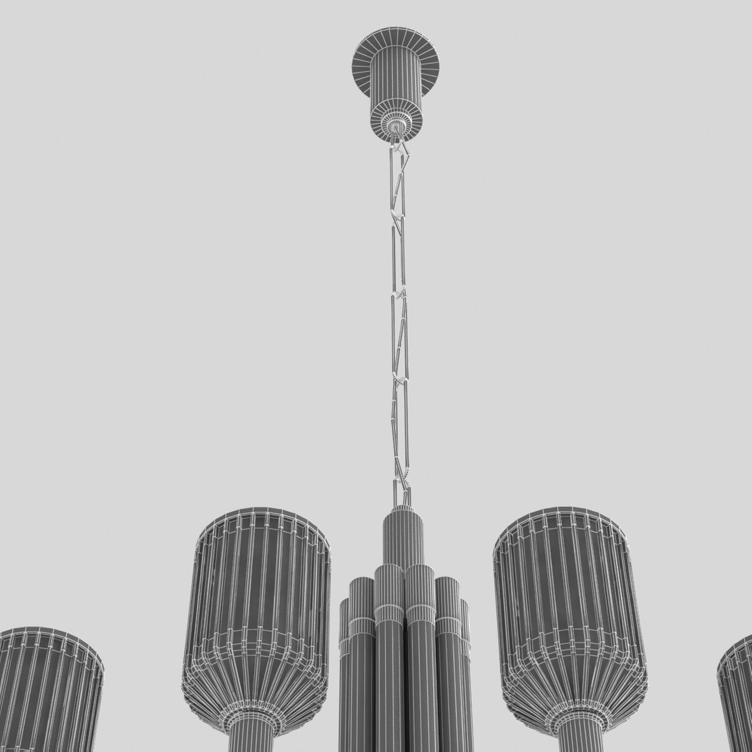 Chandelier Visual Comfort Reverie 3D Model - TurboSquid 1235989