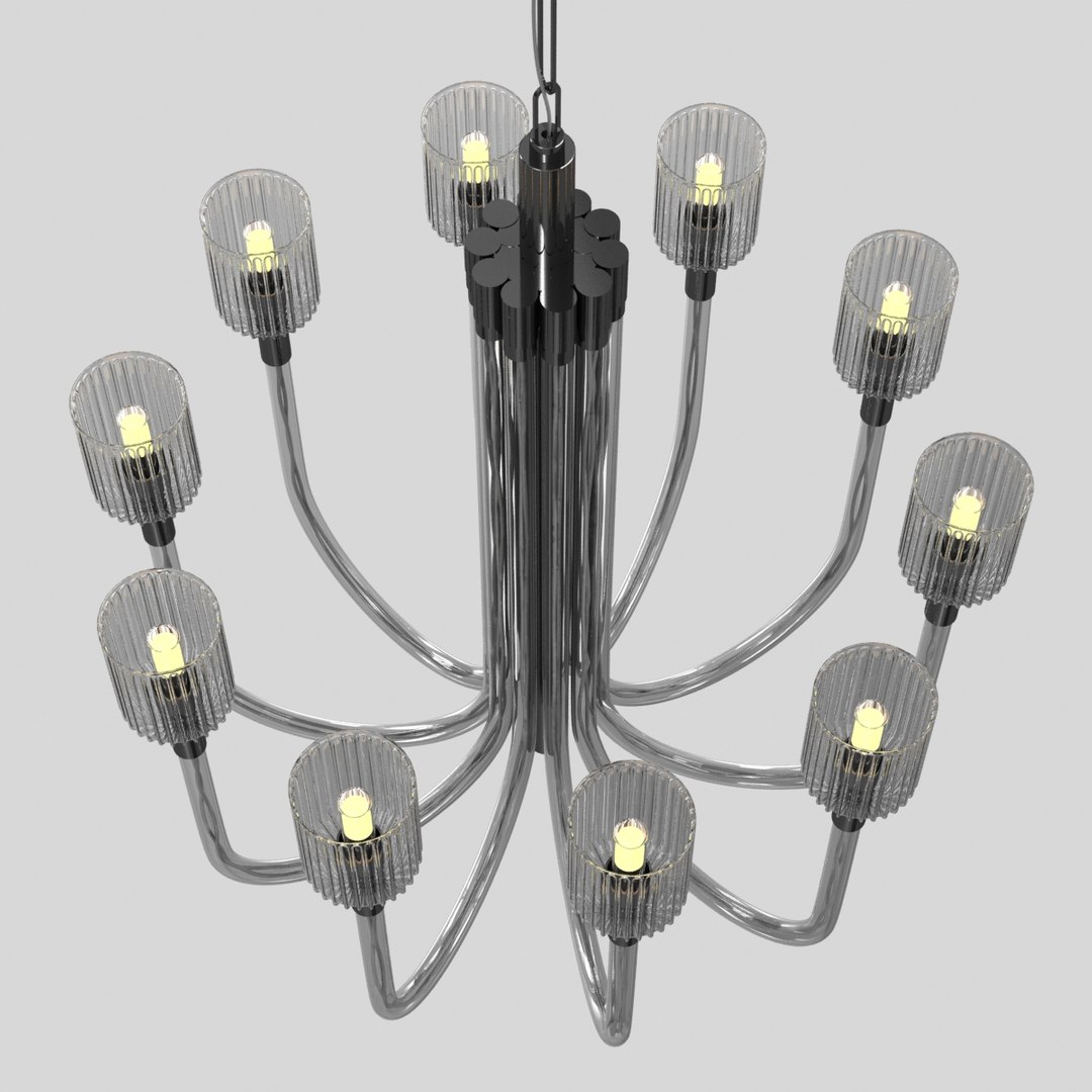 Chandelier Visual Comfort Reverie 3D Model - TurboSquid 1235989