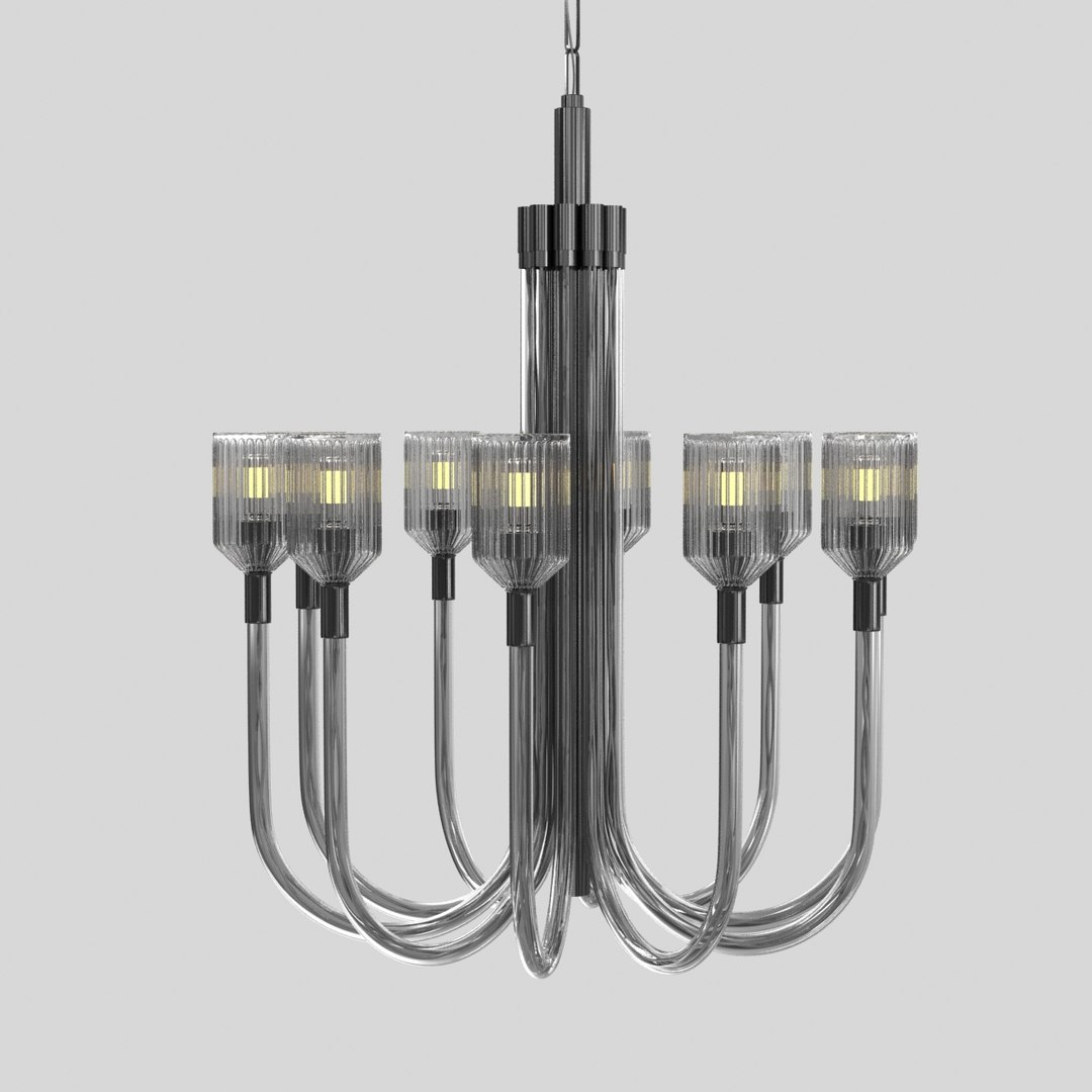 Chandelier Visual Comfort Reverie 3D Model - TurboSquid 1235989