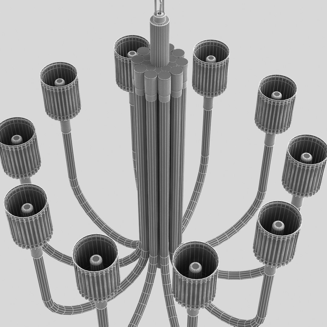 Chandelier Visual Comfort Reverie 3D Model - TurboSquid 1235989