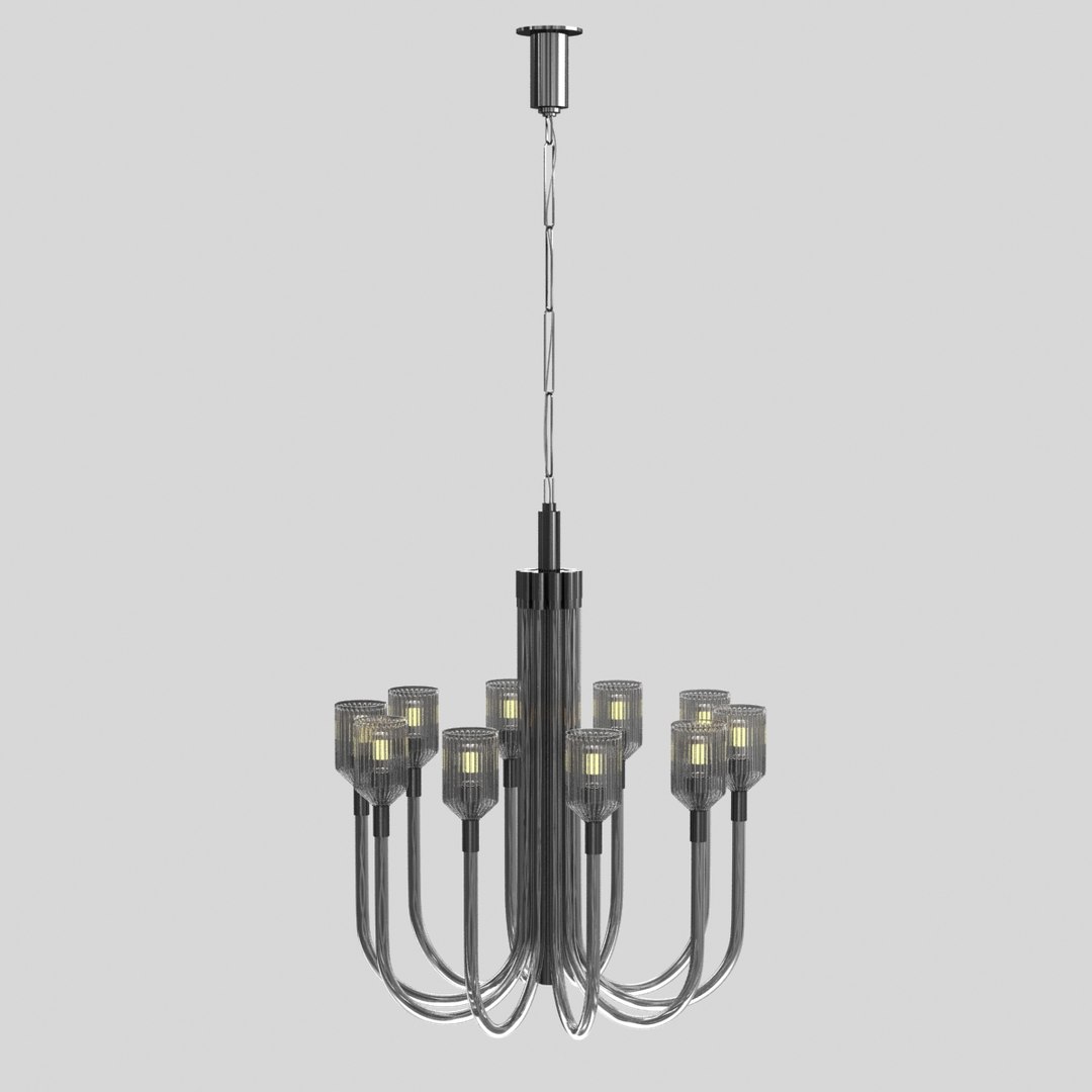 Chandelier Visual Comfort Reverie 3D Model - TurboSquid 1235989