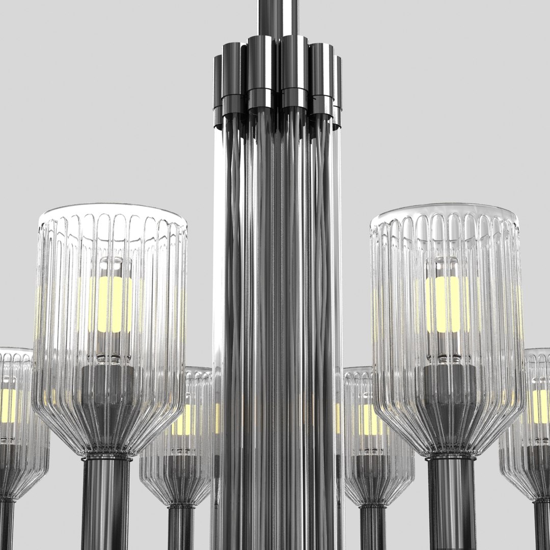 Chandelier Visual Comfort Reverie 3D Model - TurboSquid 1235989