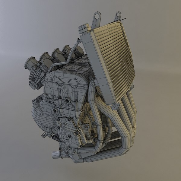 3d model r6 engine