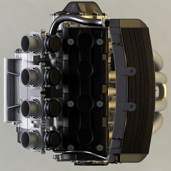 3d model r6 engine