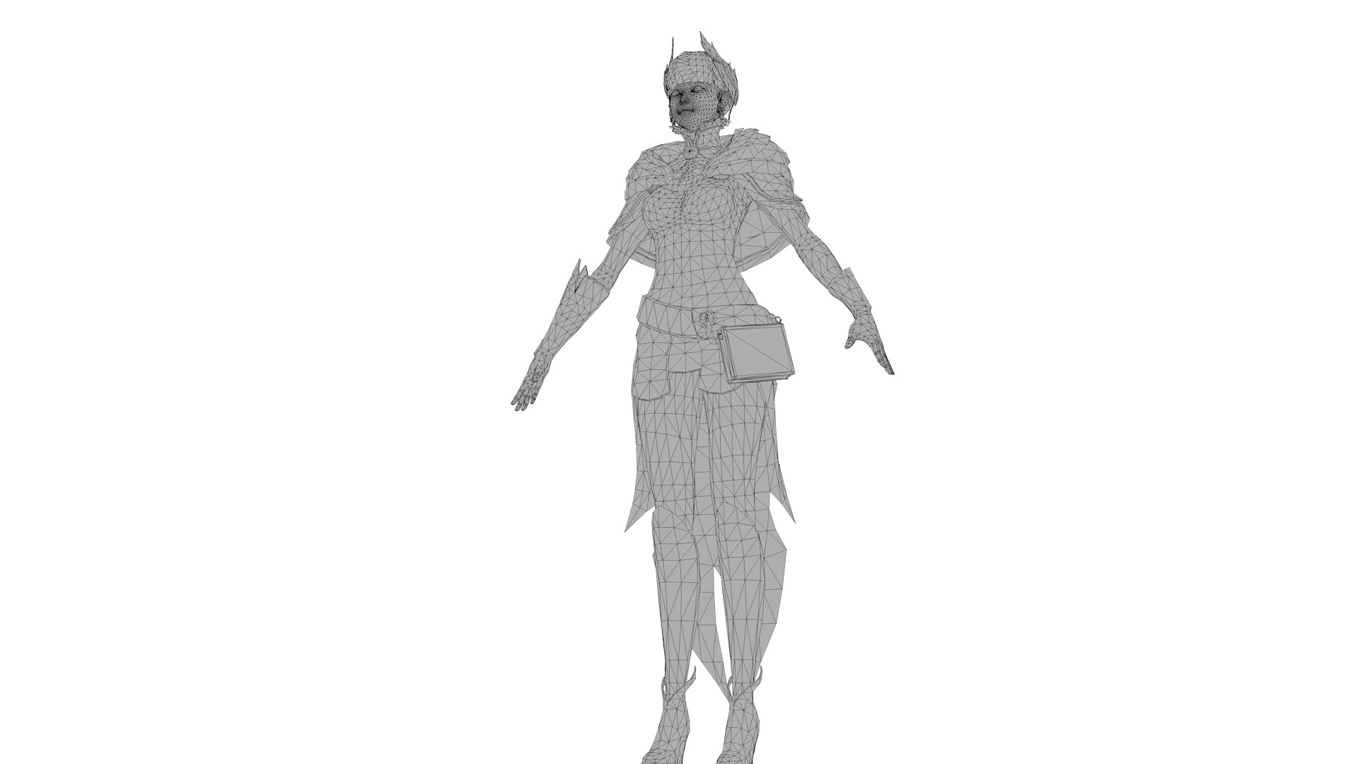 Stylized Fantasy Huntress Model 3D Model - TurboSquid 2398324