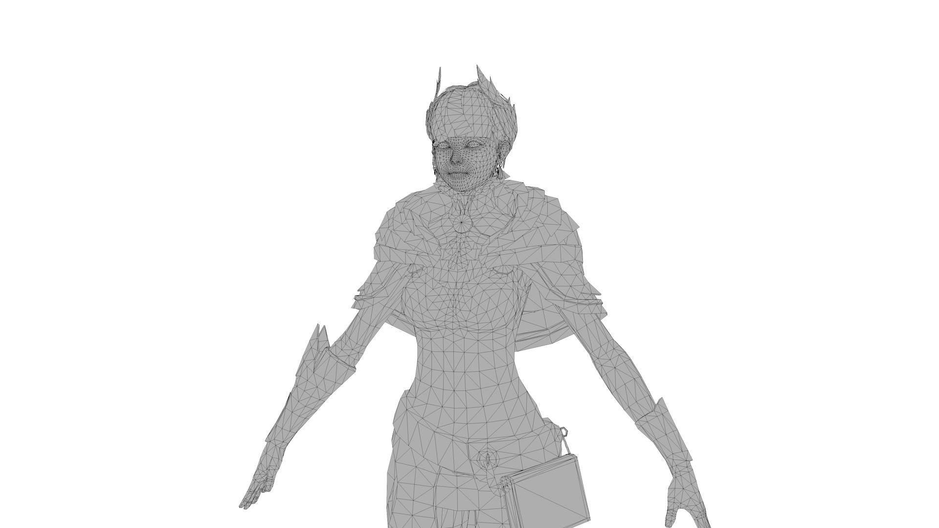 Stylized Fantasy Huntress Model 3D Model - TurboSquid 2398324