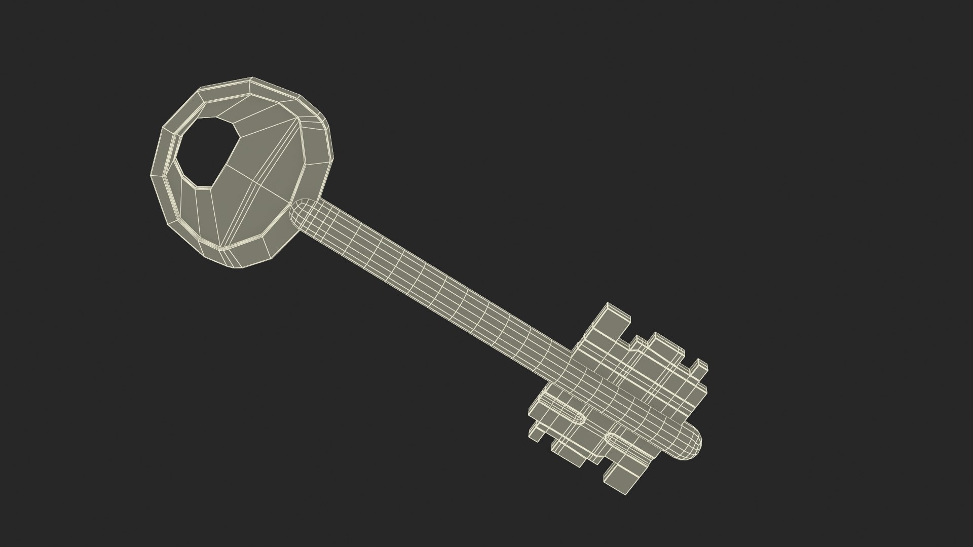 Door Lock Key 3D Model - TurboSquid 2222437