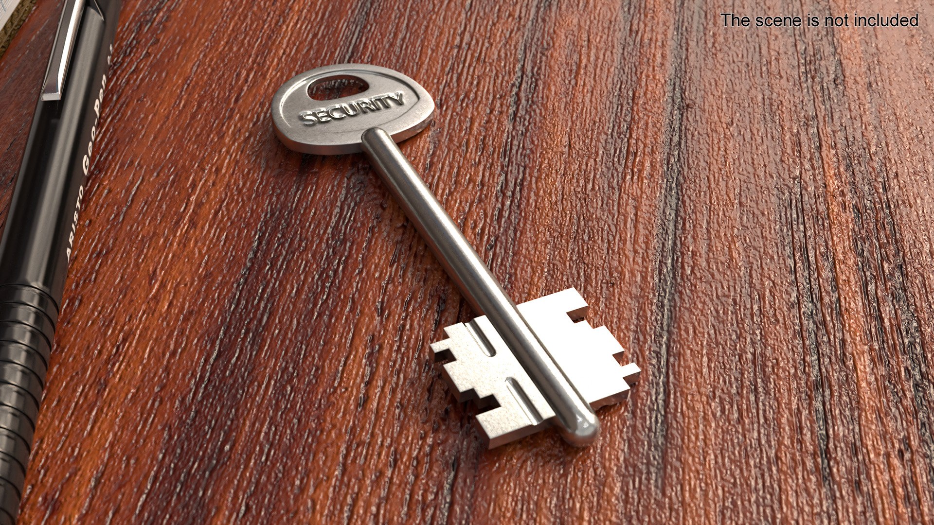 Door Lock Key 3D Model - TurboSquid 2222437