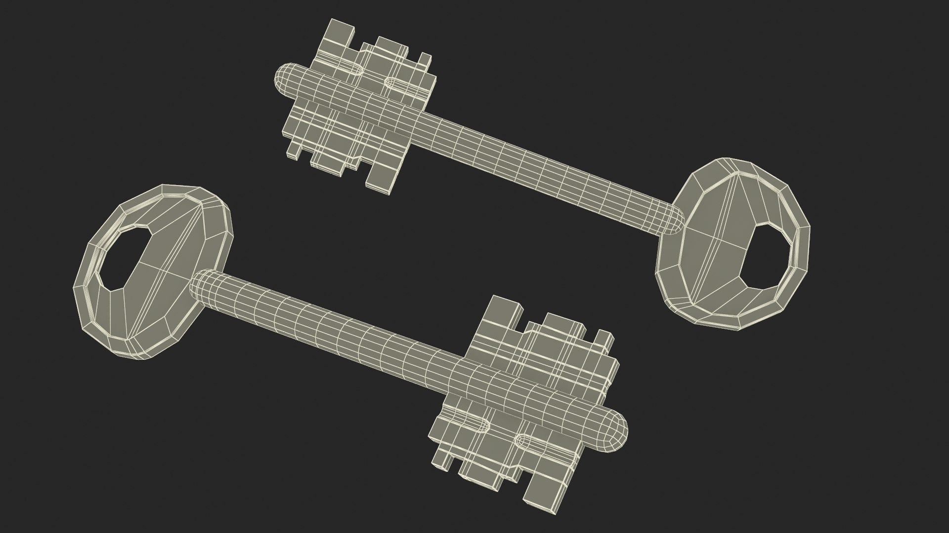 Door Lock Key 3D Model - TurboSquid 2222437