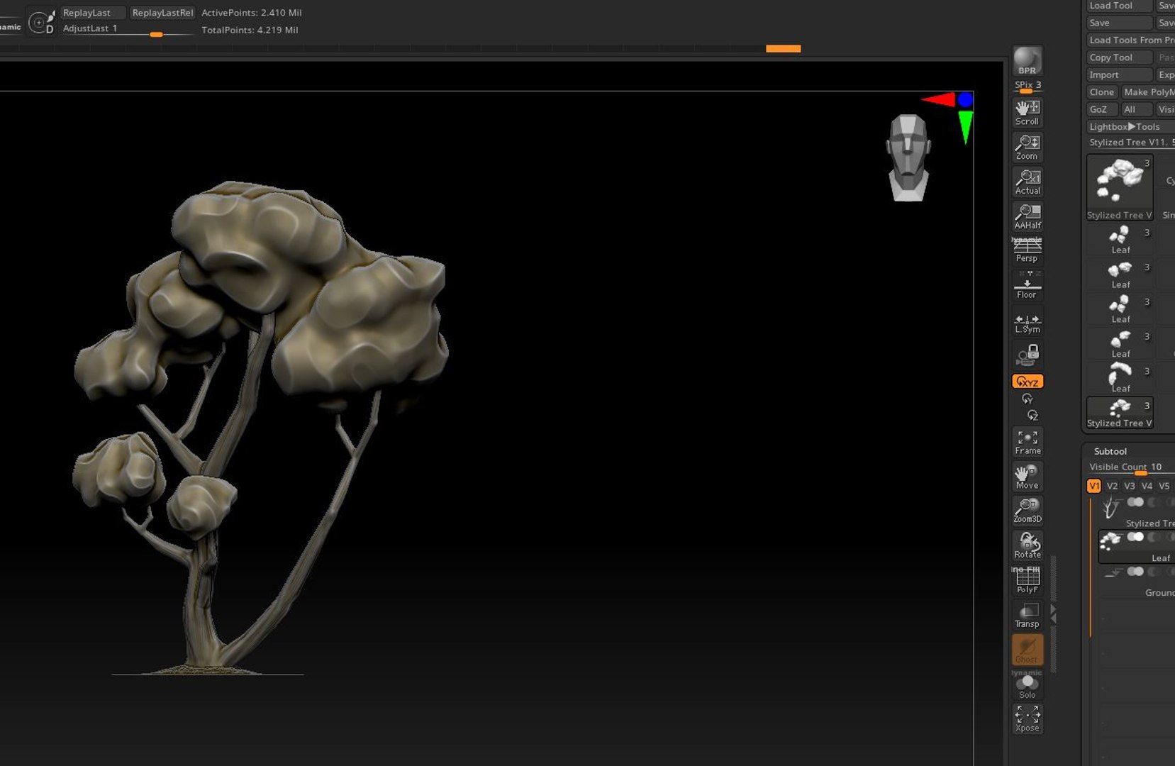 Stylized Tree V9 3D Model - TurboSquid 2037376