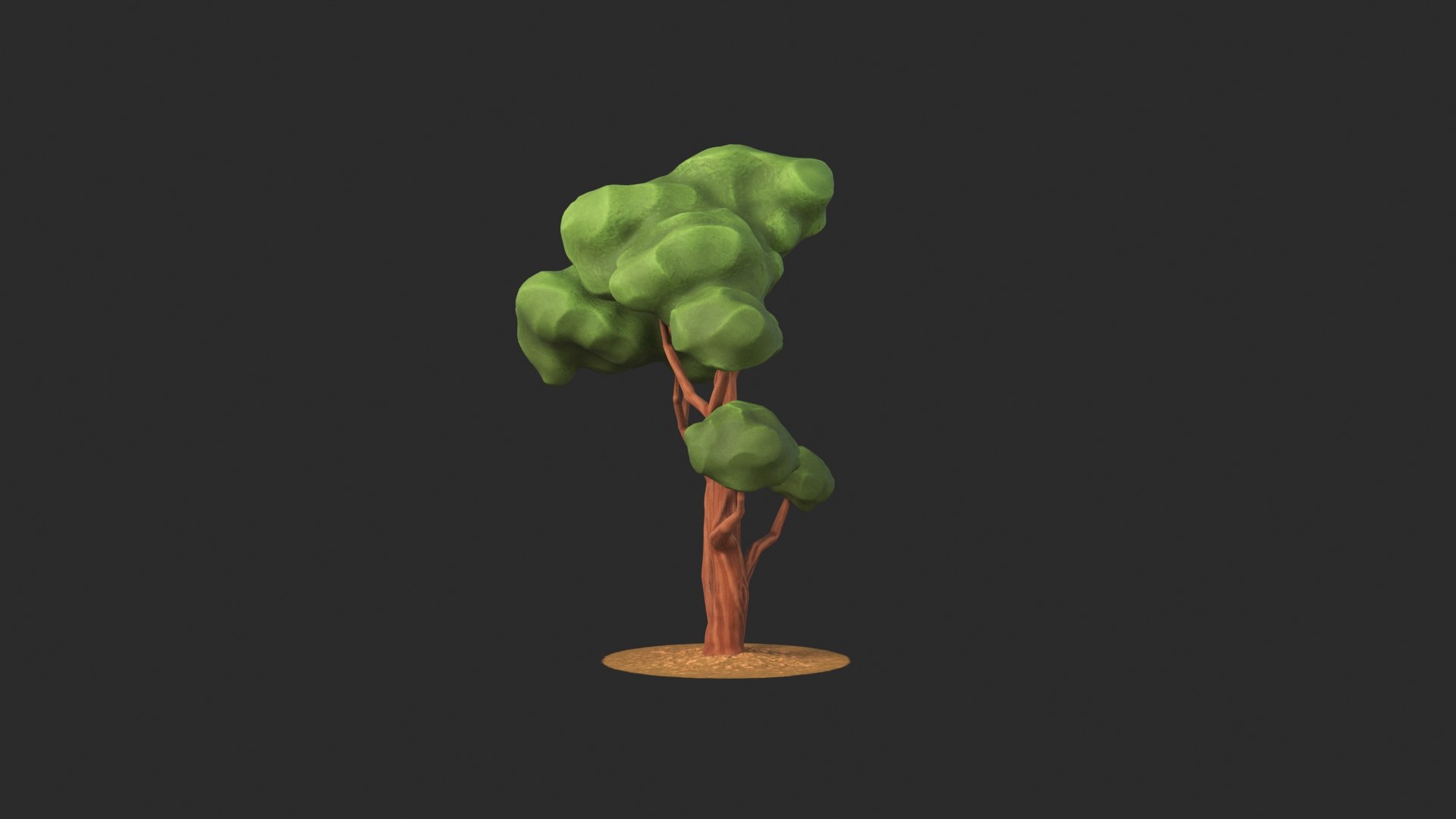 Stylized Tree V9 3D Model - TurboSquid 2037376