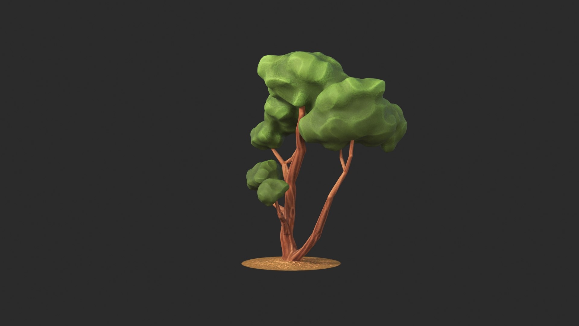 Stylized Tree V9 3D Model - TurboSquid 2037376