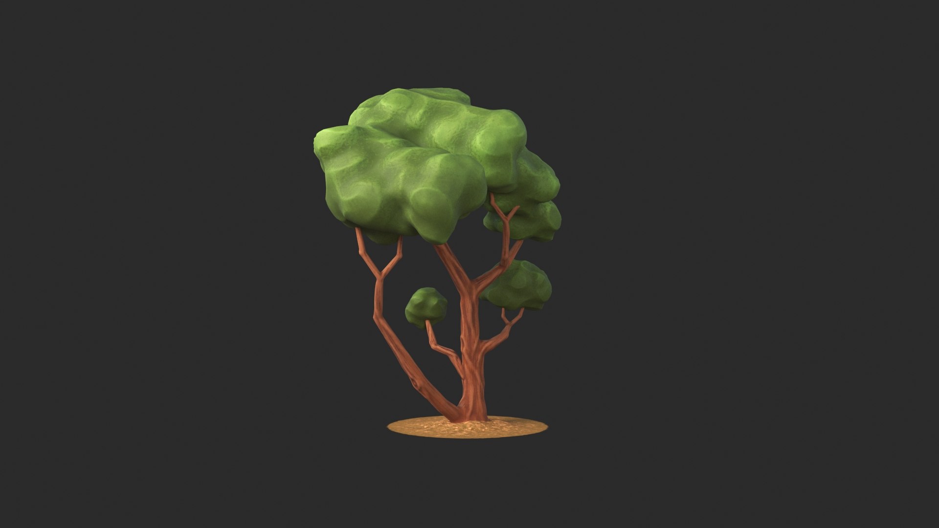 Stylized Tree V9 3D Model - TurboSquid 2037376