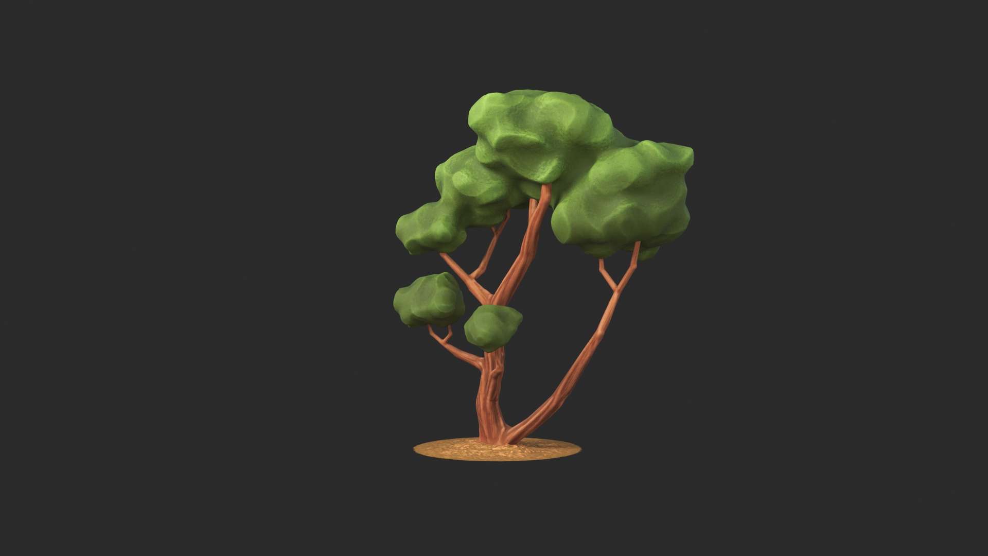 Stylized Tree V9 3D Model - TurboSquid 2037376