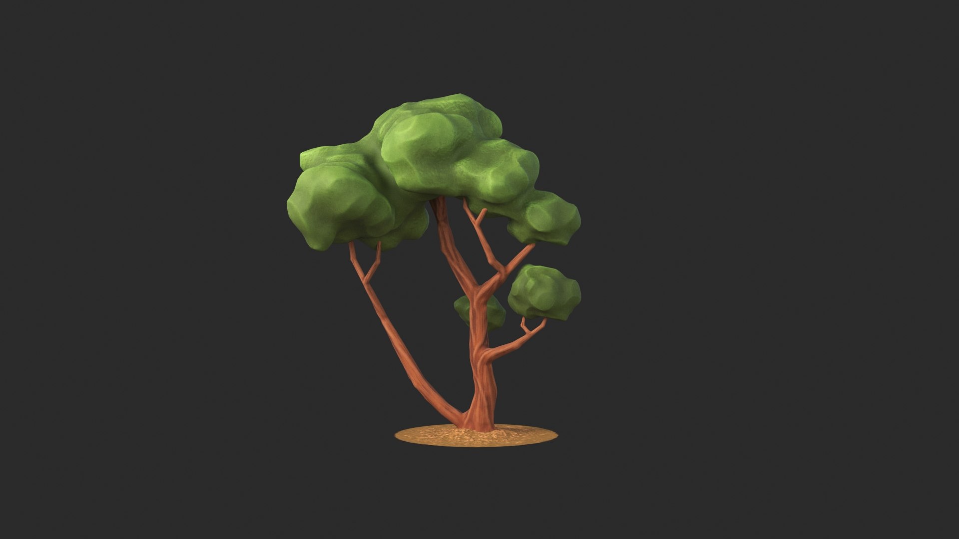 Stylized Tree V9 3D Model - TurboSquid 2037376