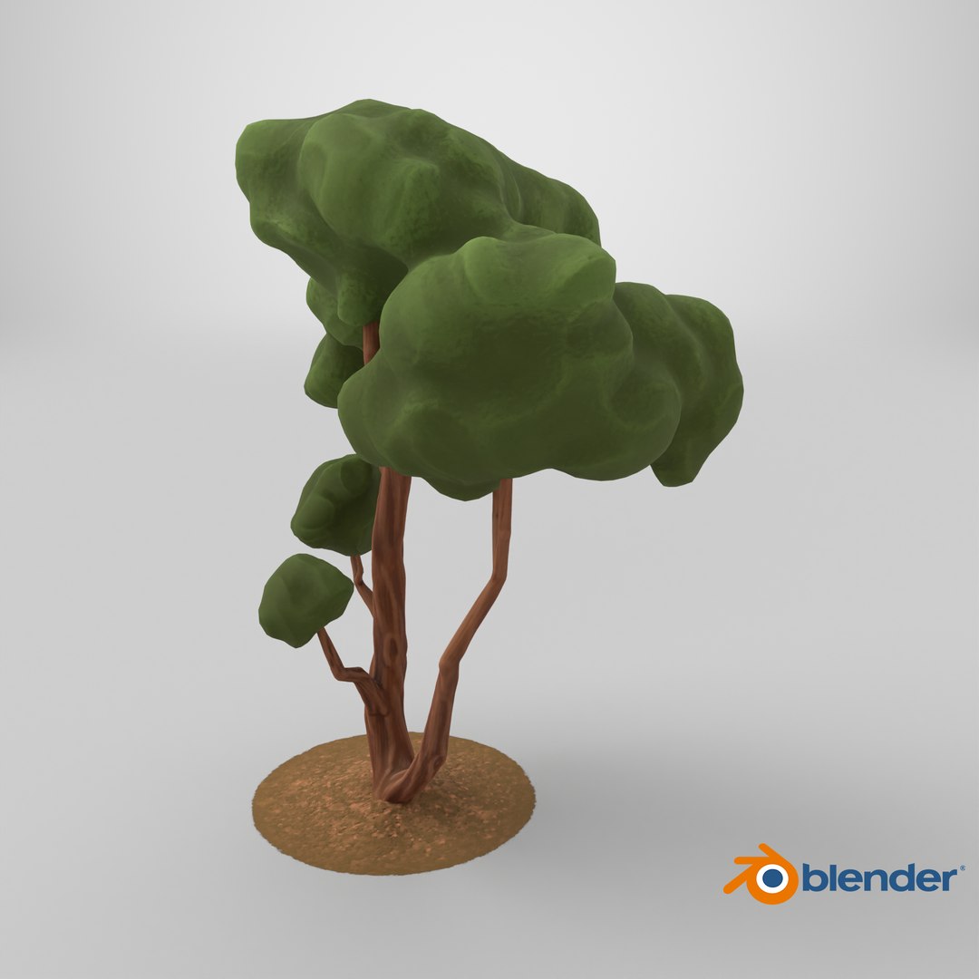 Stylized Tree V9 3D Model - TurboSquid 2037376